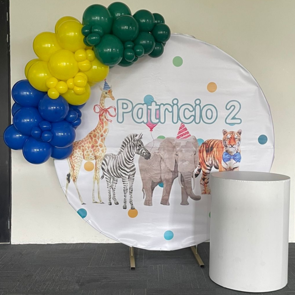 Backdrop circular con globos – Maromi